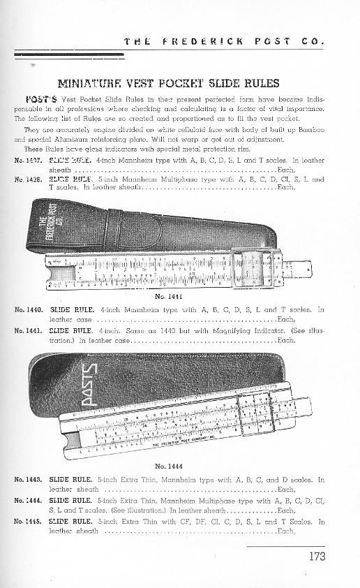Frederick Post model 1440 [1936-40]